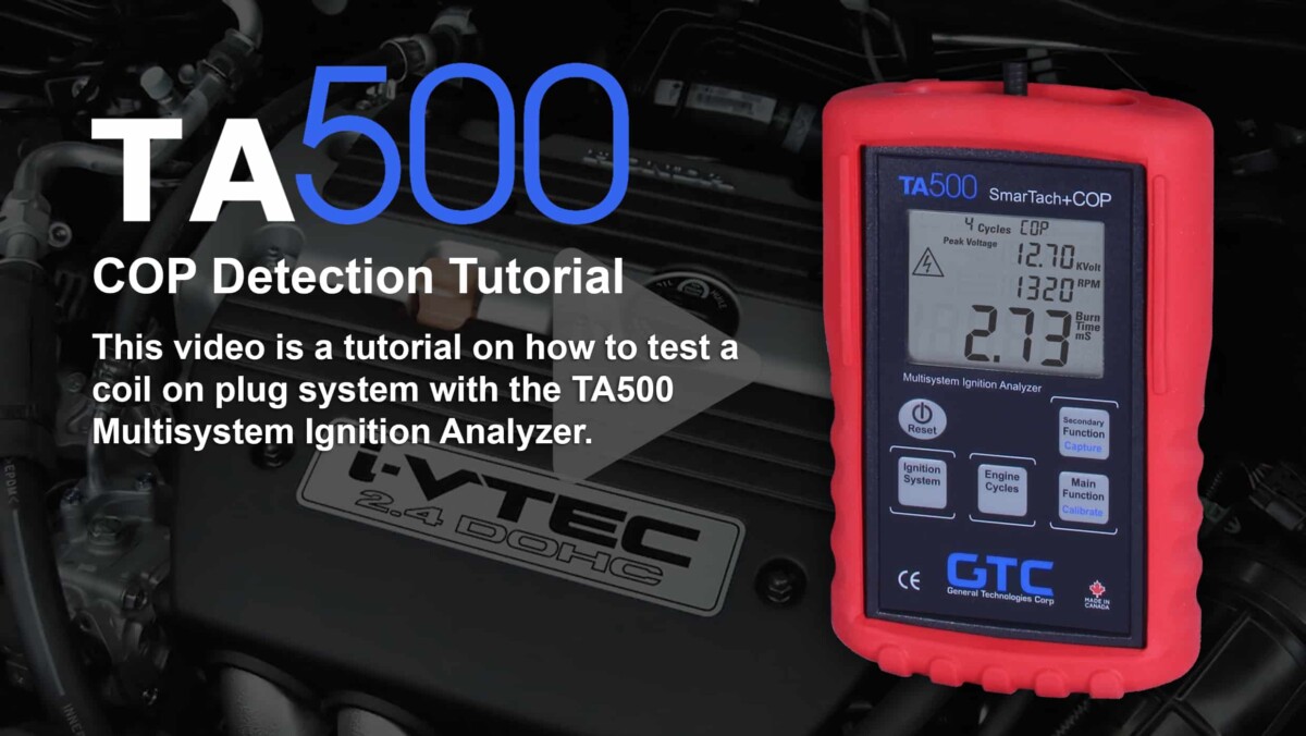 TA500 COP Detection Tutorial - General Technologies Corp.