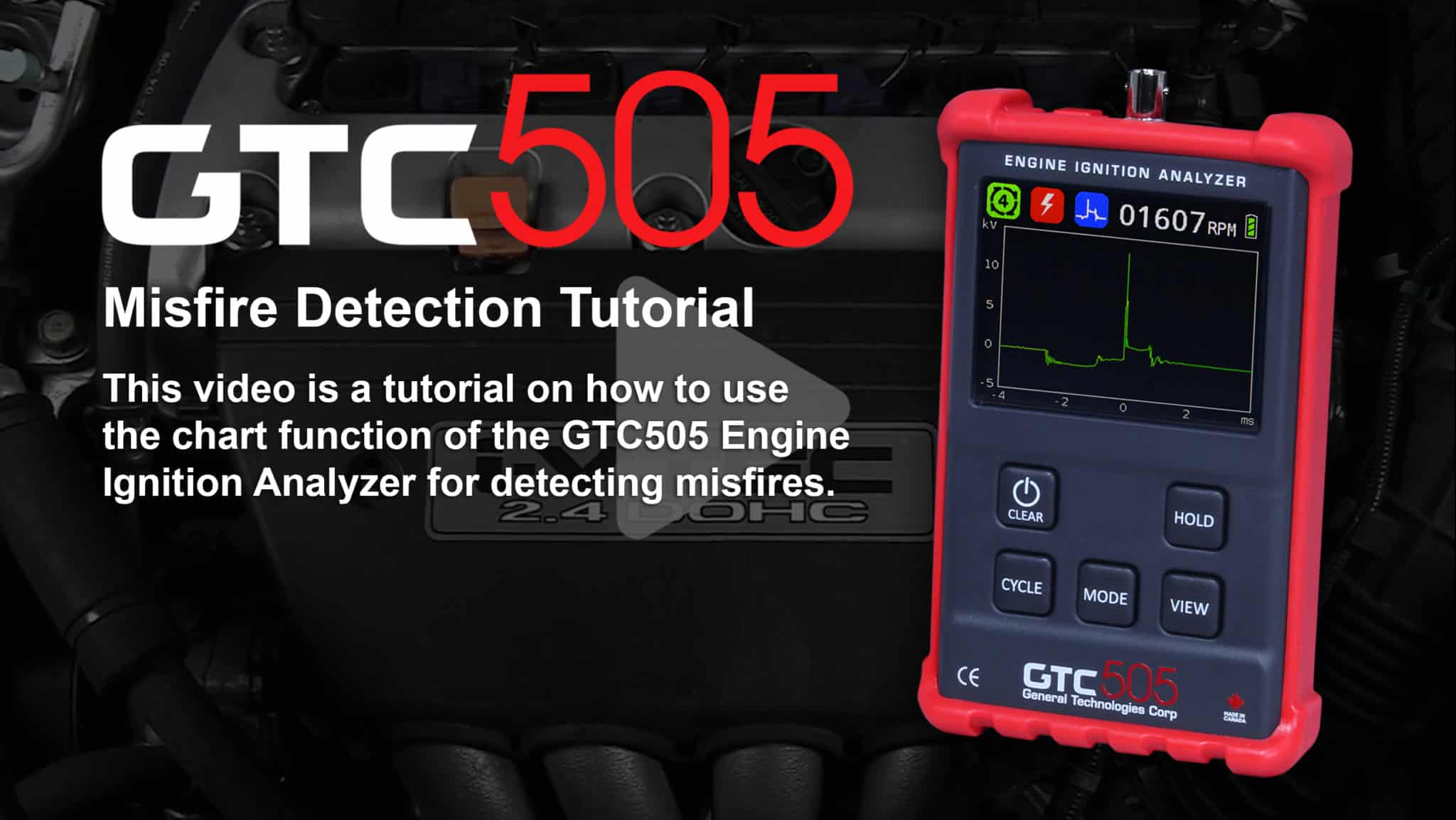 GTC505 Misfire Detection Tutorial - General Technologies Corp.